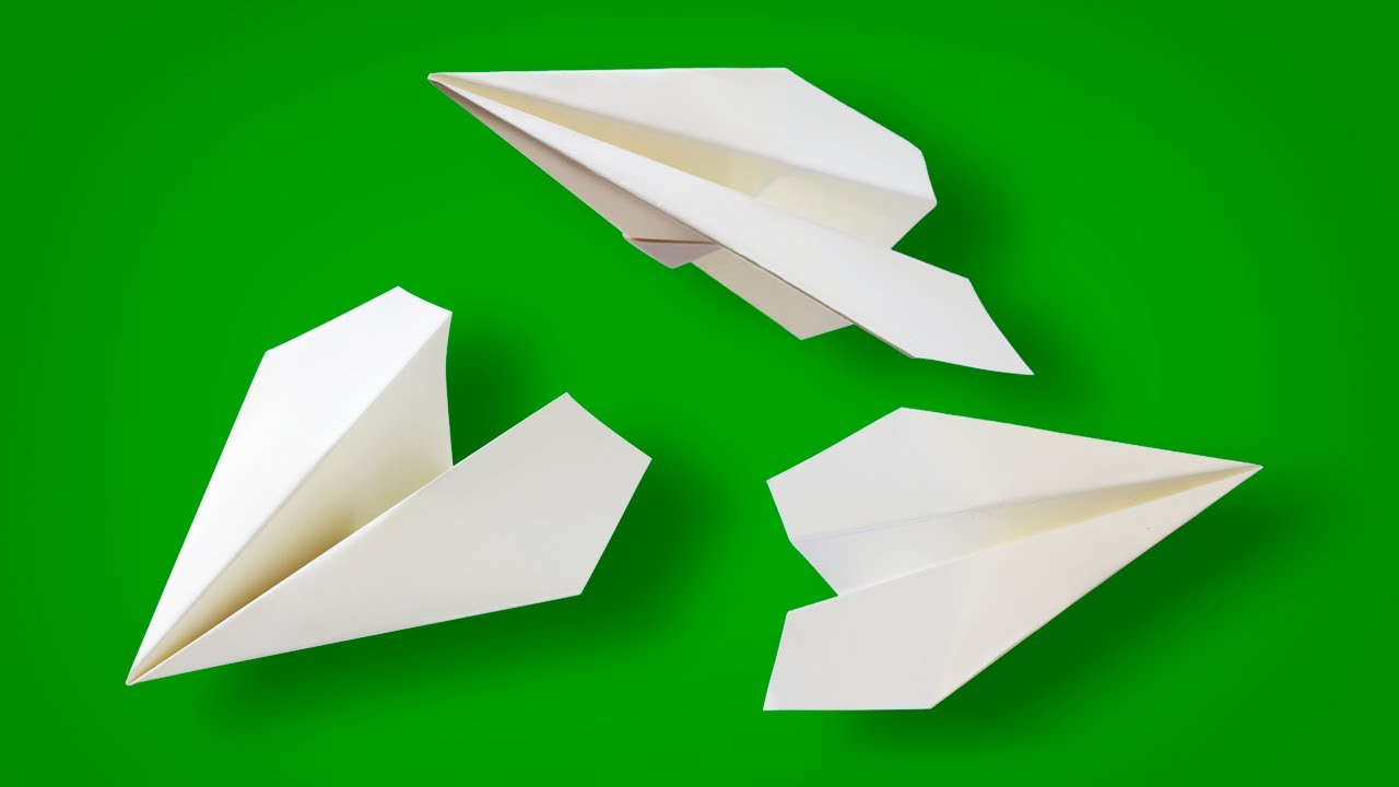 PAPER PLANE - how to make the easiest paper airplane. Airplane from A4 ...