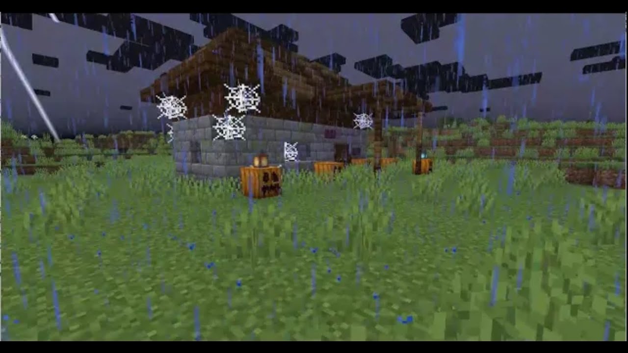 Minecraft Tutorial: Scary Halloween House - YouTube