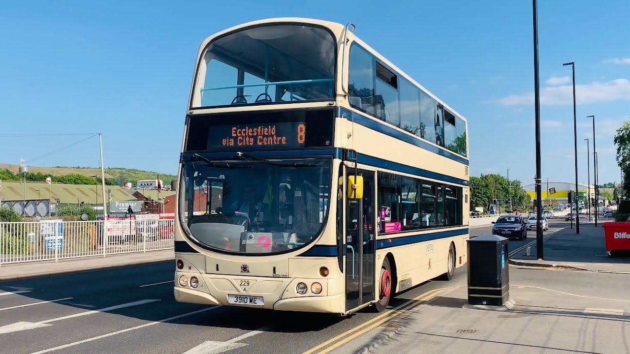 First Bus Sheffield X First Doncaster 37229 On 8 From Birley Lane To ...