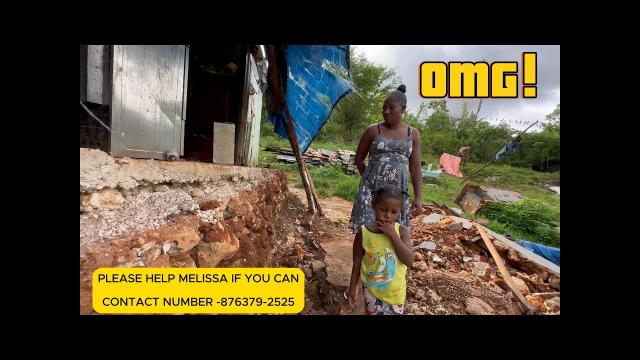 Sad to See How Jamaicans Are Living 😢 | Scared to Sleep in a Collapsing ...