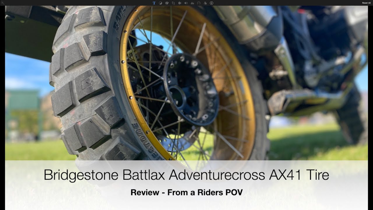 Bridgestone Battlax Adventurecross AX41 Tires - My Review - YouTube