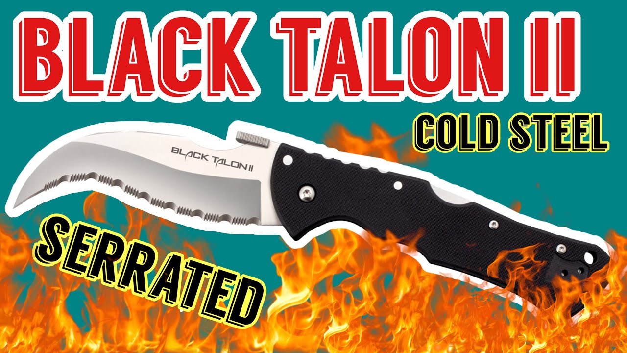 The SCARIEST Self-Defense Knife Ever? Cold Steel BLACK TALON 2 Fully ...