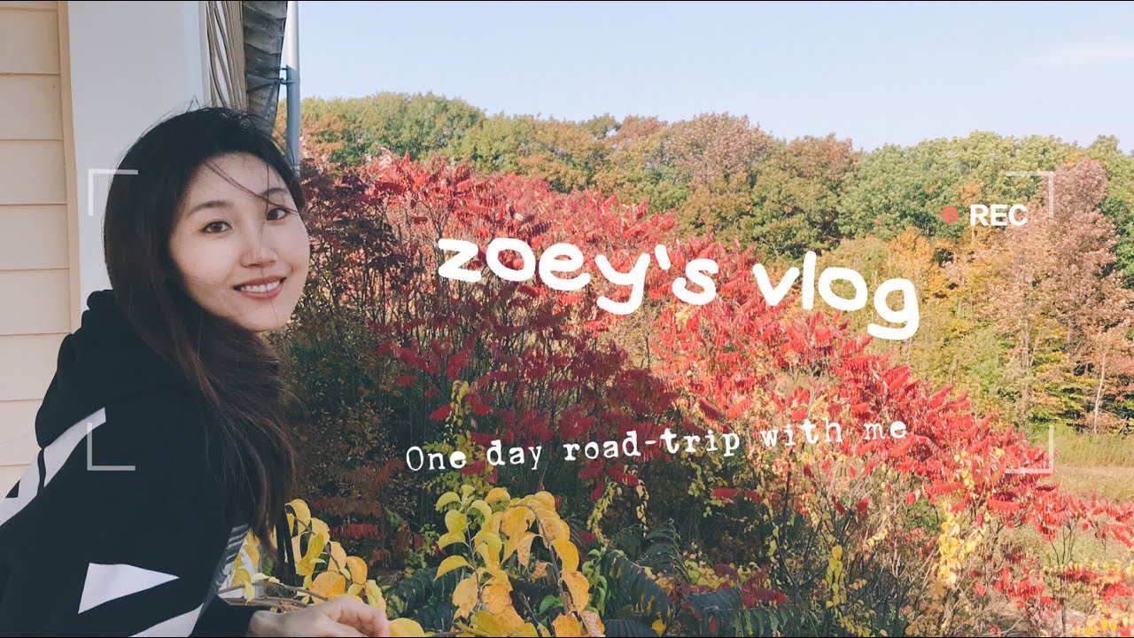 zoey's vlog | 波士顿的红叶季来啦！来一次一天的自驾游吧 | 一次素颜出镜|分享我的日常 | one day road-trip with me - YouTube
