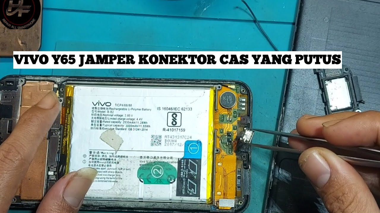 jumper fleksibel cas yang putus servis vivo y65 charger putus - YouTube