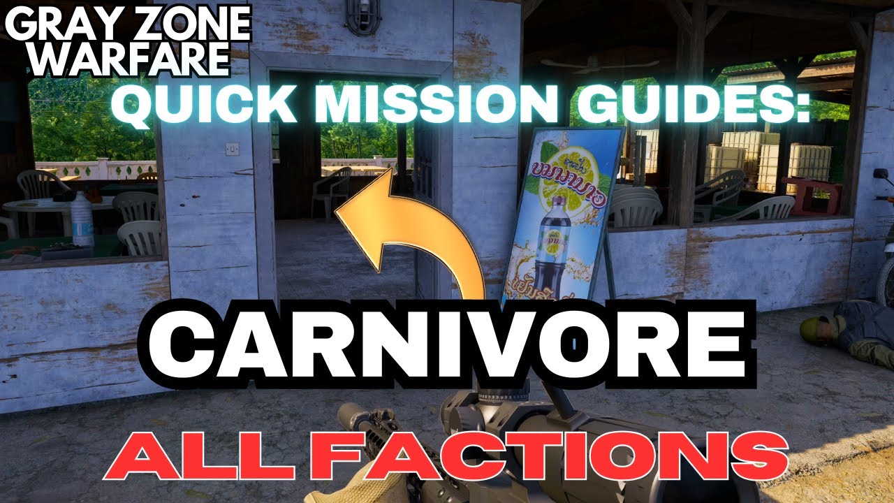Carnivore Quick Guide ALL FACTIONS Gray Zone Warfare #grayzonewarfare # ...