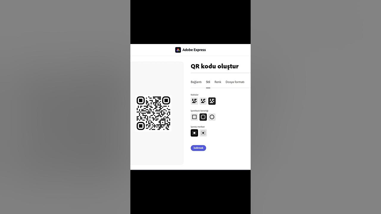 Adobe QR Kod Oluşturcu (Adobe Generate QR Code) - YouTube