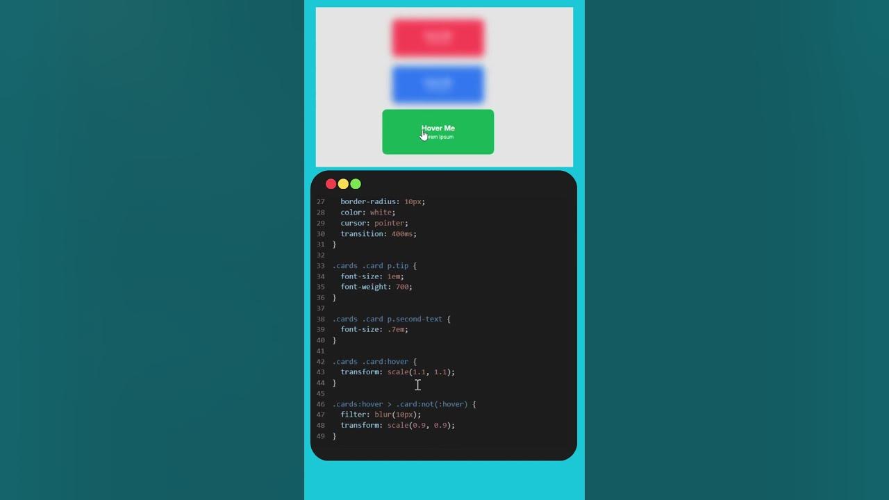 Css card hover stylish effect #digitalcodingadda #coding #uidesignlearning #webdesign - YouTube