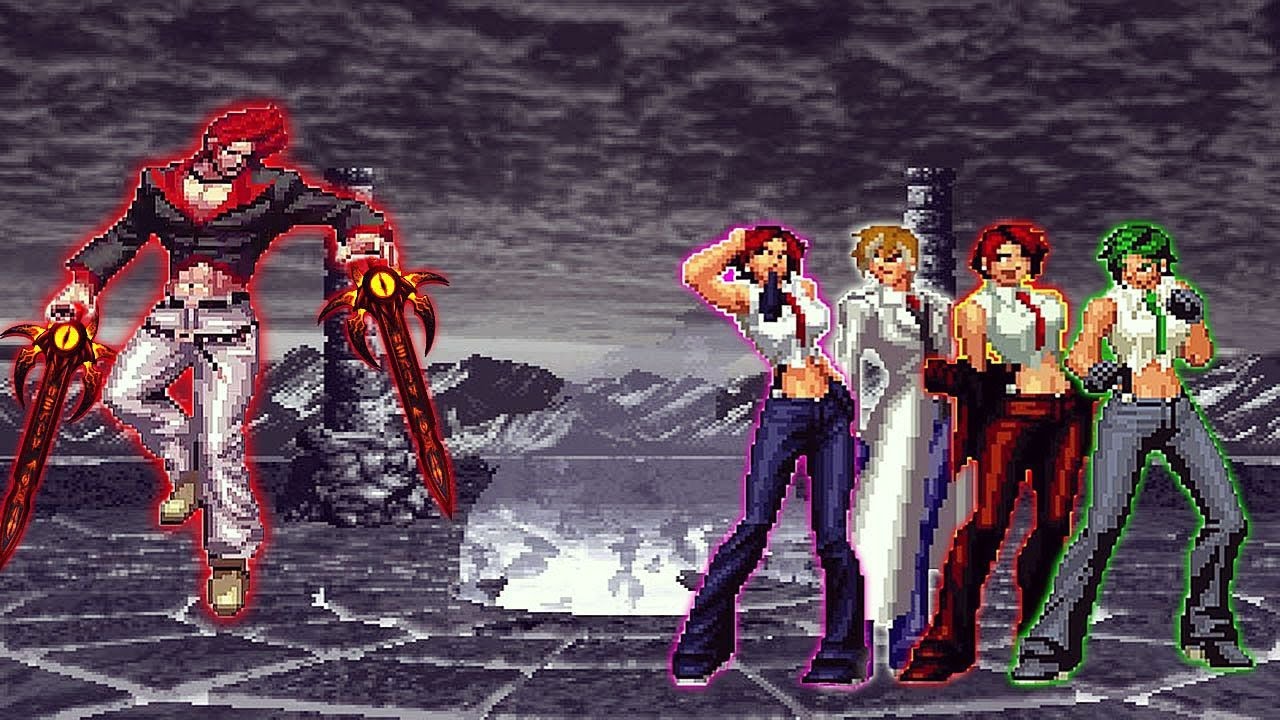 [KOF Mugen] Iori Yasakani Vs Vanessa Team - YouTube