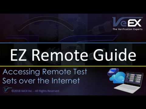 VeEX EZ Remote | Quick Guide - YouTube
