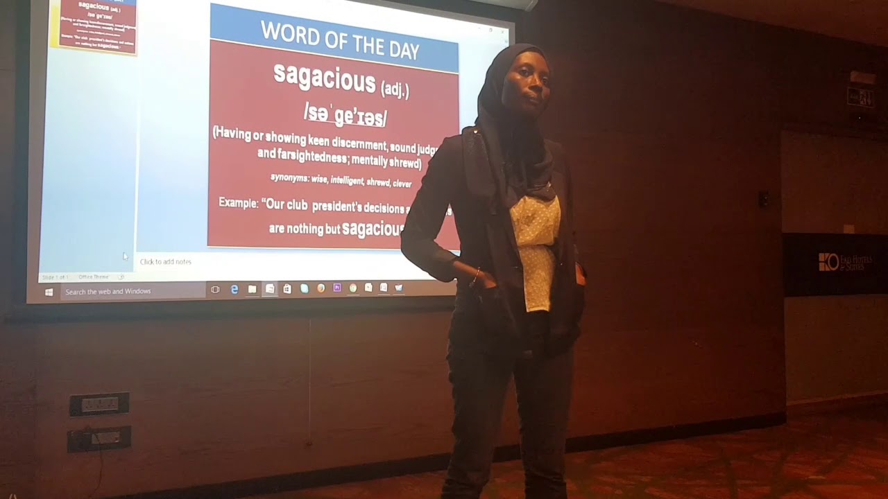 The Illusion of Perfectionism by Asia Esanwa Speech 1 Toastmasters ...