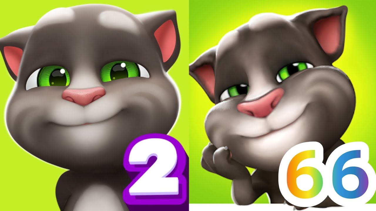 My talking Tom 2 vs My talking Tom 66 - YouTube