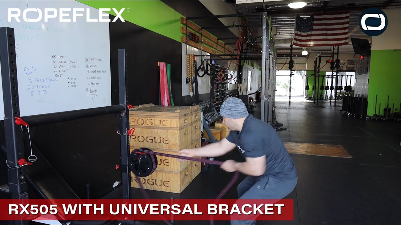 ROPEFLEX RX505 UNIBRACKET Rope Training Machine - YouTube