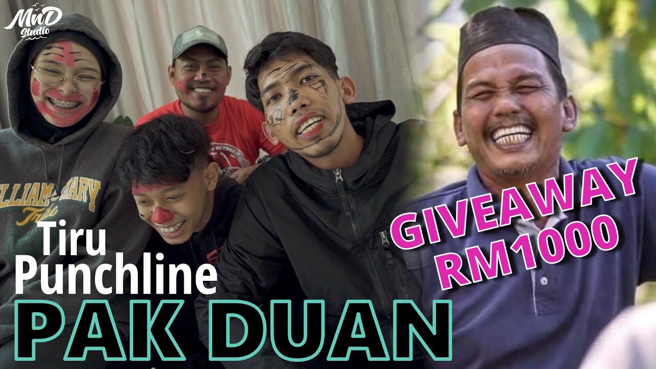 Tiru PunchLine Pak Duan | RM1000 Giveaway by ZALLY ISMAIL - YouTube