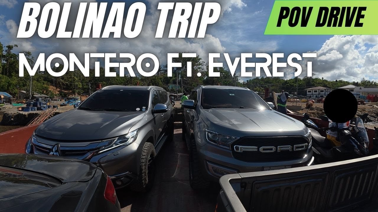 MONTERO SPORT MANUAL POV DRIVE | BOLINAO TRIP | FAMILY OUTING - YouTube
