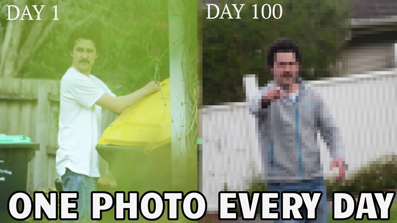 i took a photo of some random guy every day for a year - YouTube