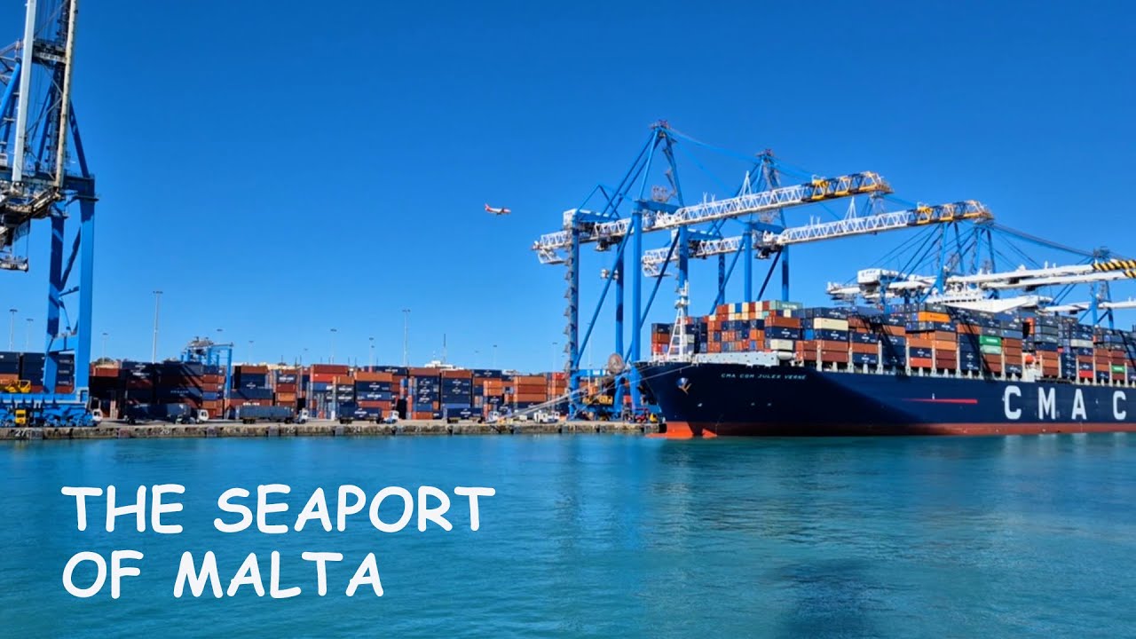 The Seaport of Malta | Ship View | Life of a Seaman #seaman # ...