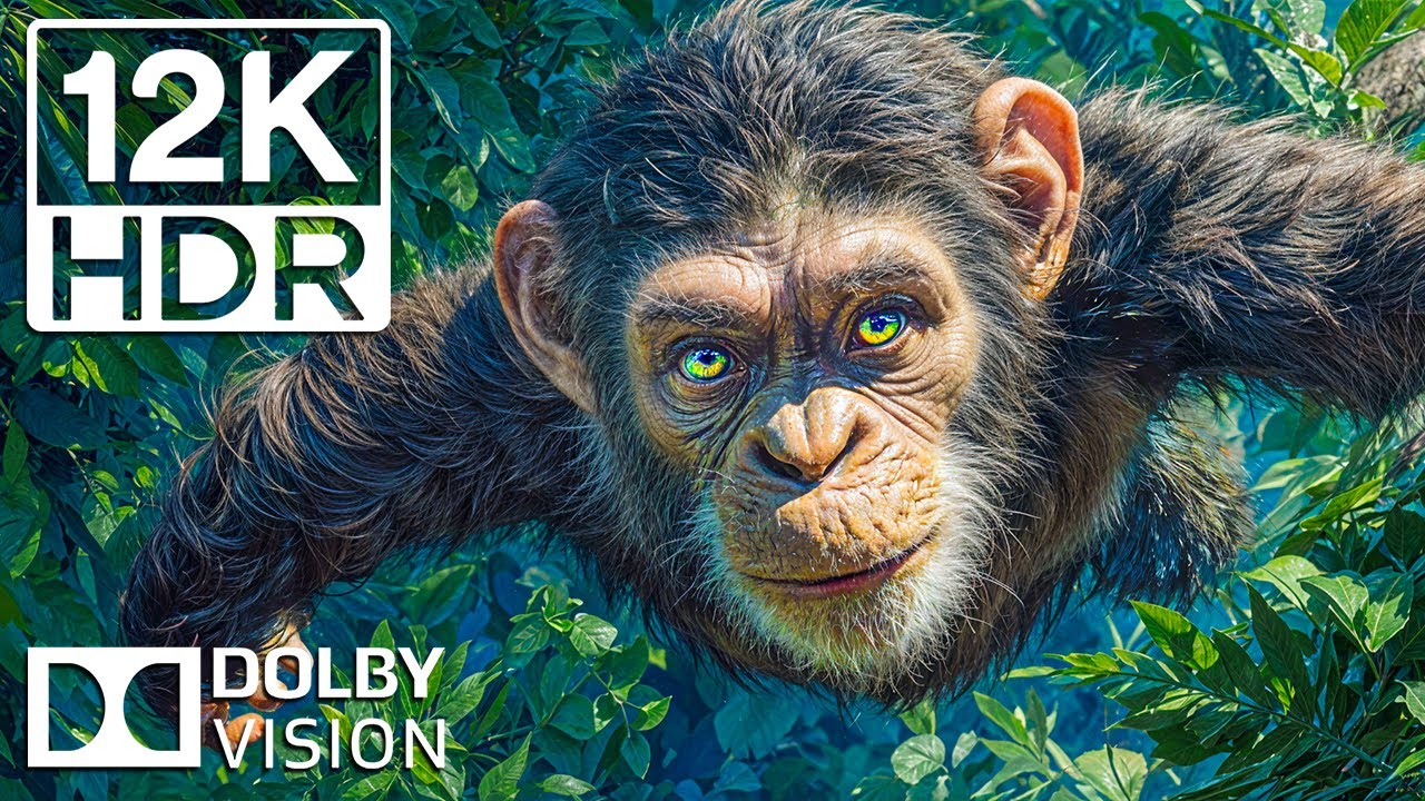 EXPLORE WILDLIFE IN 12K HDR | Cinematic Sound & Stunning Animal Moments ...
