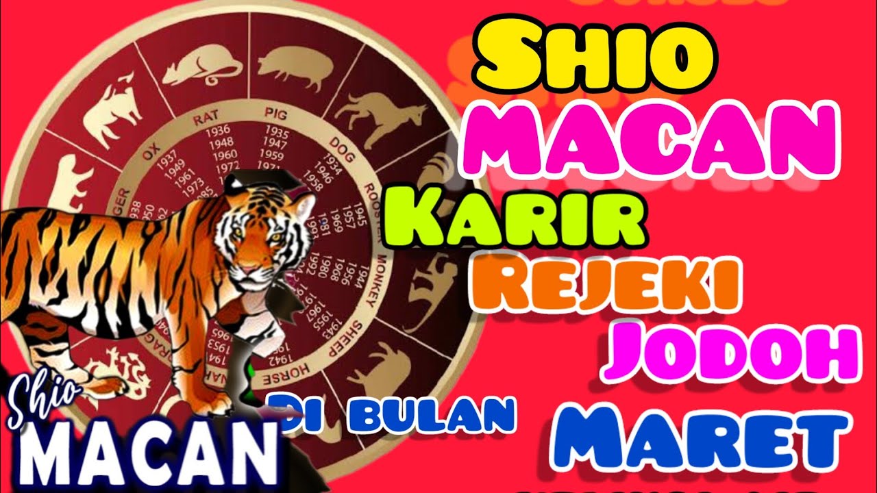 Ramalan SHIO MACAN bulan MARET // Rejeki ,Karir, keuangan & asmara shio ...