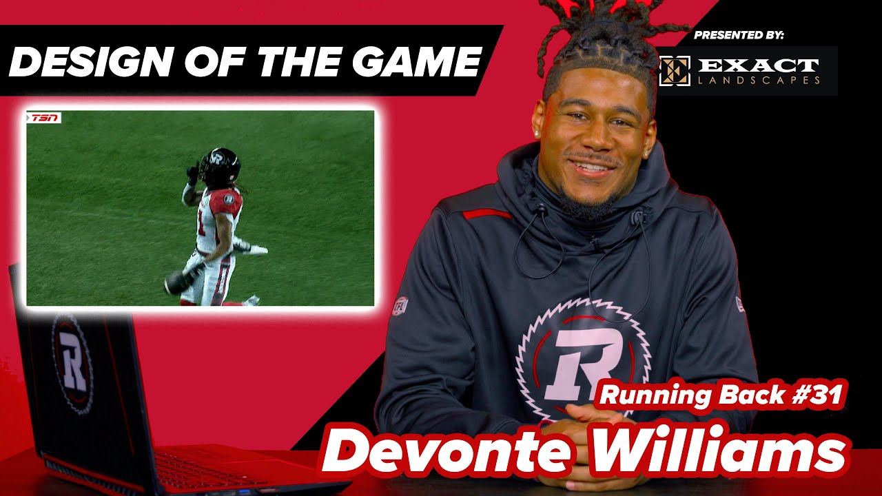 Design Of The Game: Running Back Devonte Williams Breaks Down His Week 19 TD - YouTube