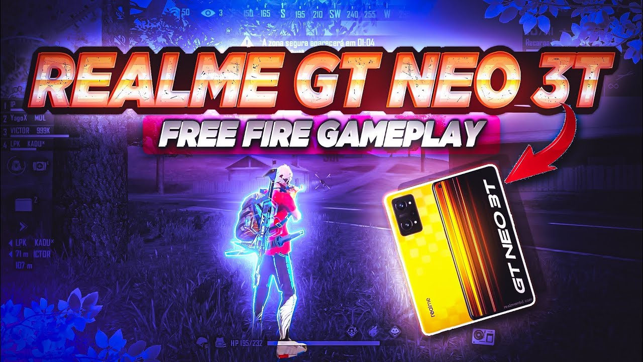 Realme GT Neo 3T Gaming Test 😍 | Realme GT Neo 3T Free Fire Gameplay ...