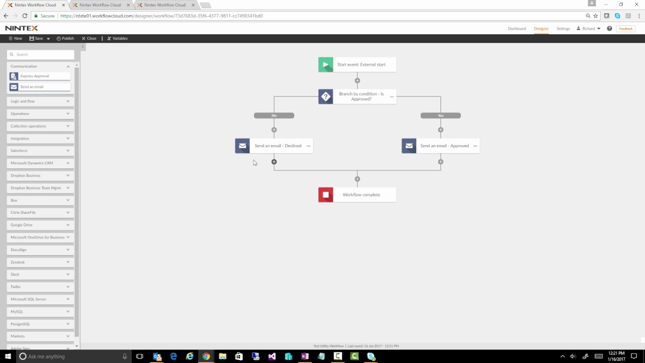Nintex Workflow Cloud