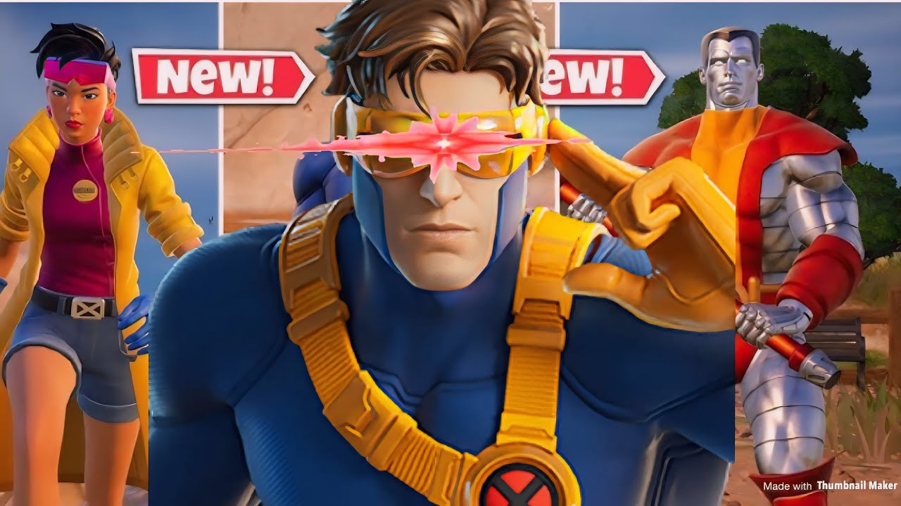 Cyclops beams everyone in fortnite - YouTube