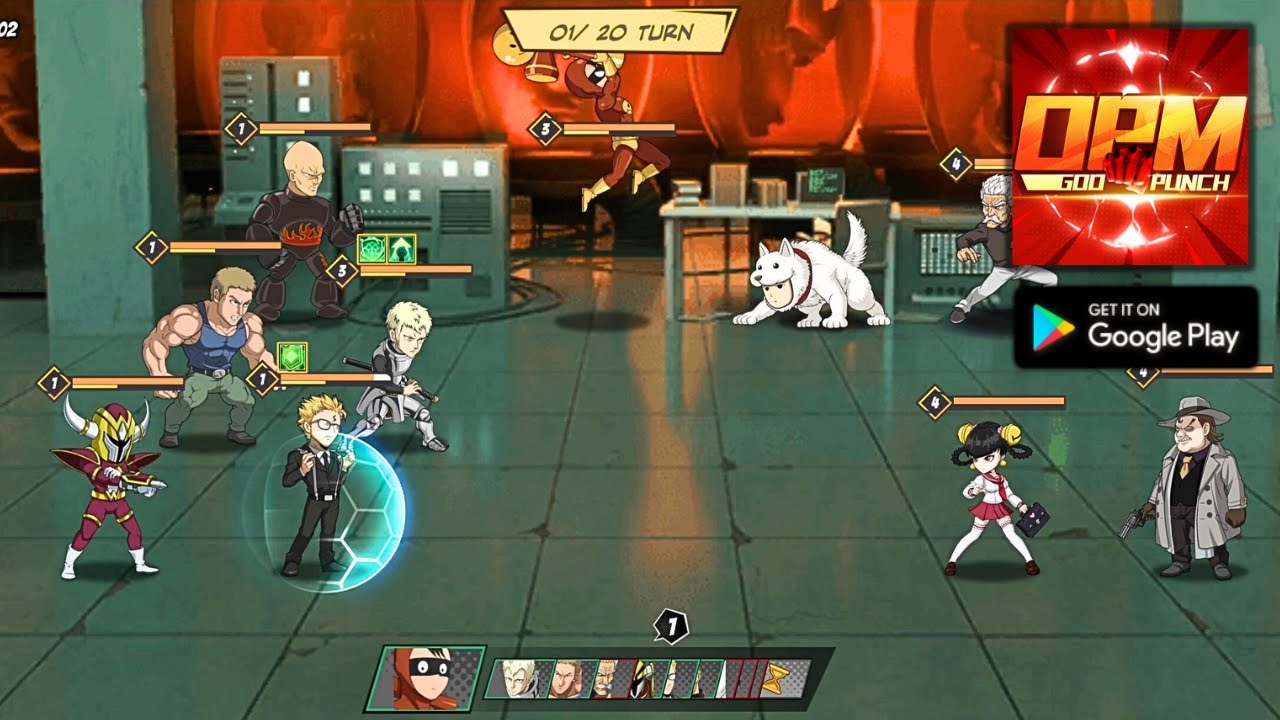 OPM God Punch Gameplay | Turn-based RPG (Android) - YouTube