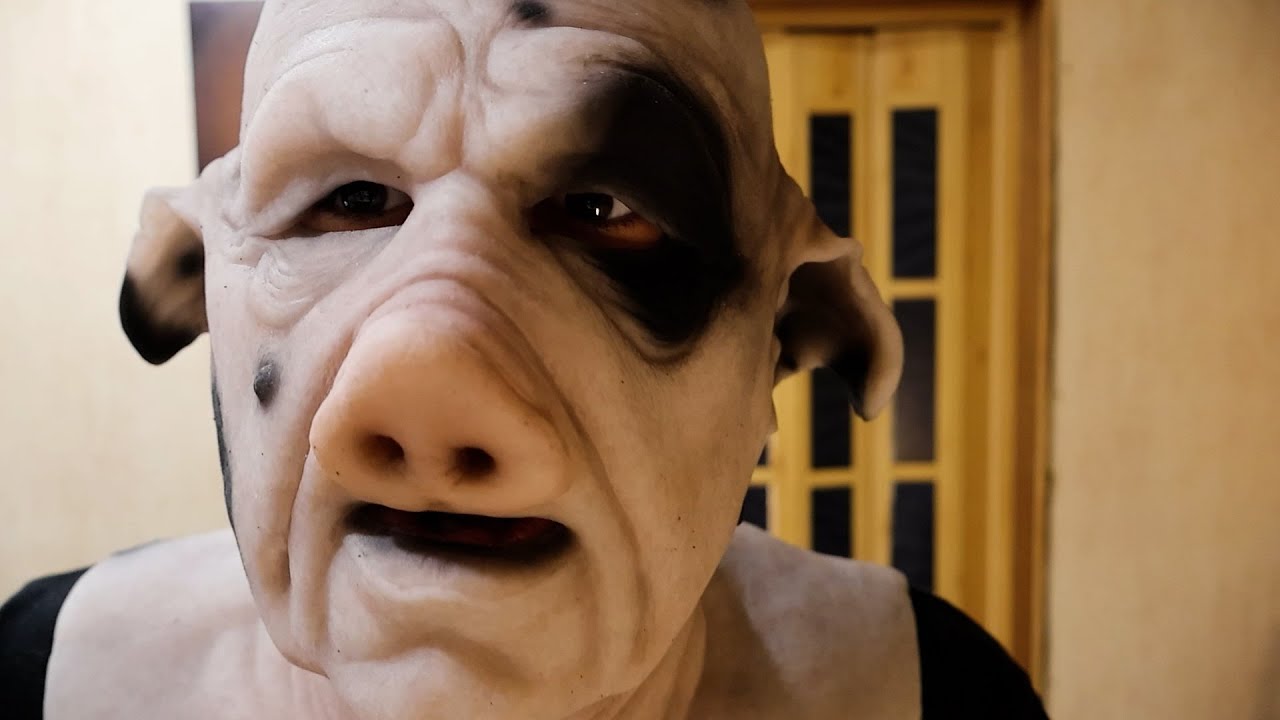 CFX spotted pig silicone mask: Face Movement - YouTube
