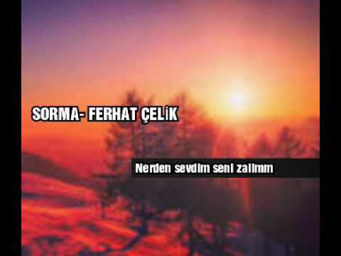 SORMA - FERHAT ÇELİK - NERDEN SEVDİM SENİ ZALİM #duygusalşiir