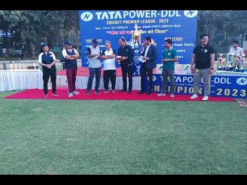 EMPLOYEES ENGAGEMENT AWARDS | TATA POWER-DDL CRICKET PREMIER LEAGUE 2023 | ROHINI SPORTS COMPLEX ...