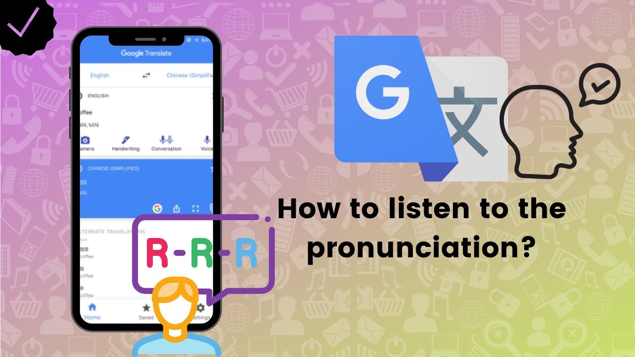 How to listen to the pronunciation on Google Translate? - YouTube