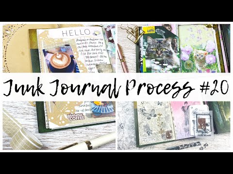 JUNK JOURNAL PROCESS | 20 | Junk Journal with Me | ms.paperlover