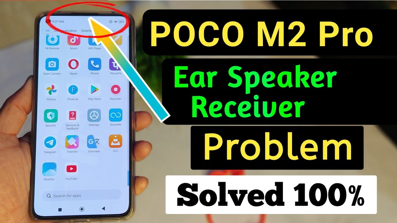 Poco M2 Pro Ear Speaker not working | Poco M2 Pro receiver problem ...