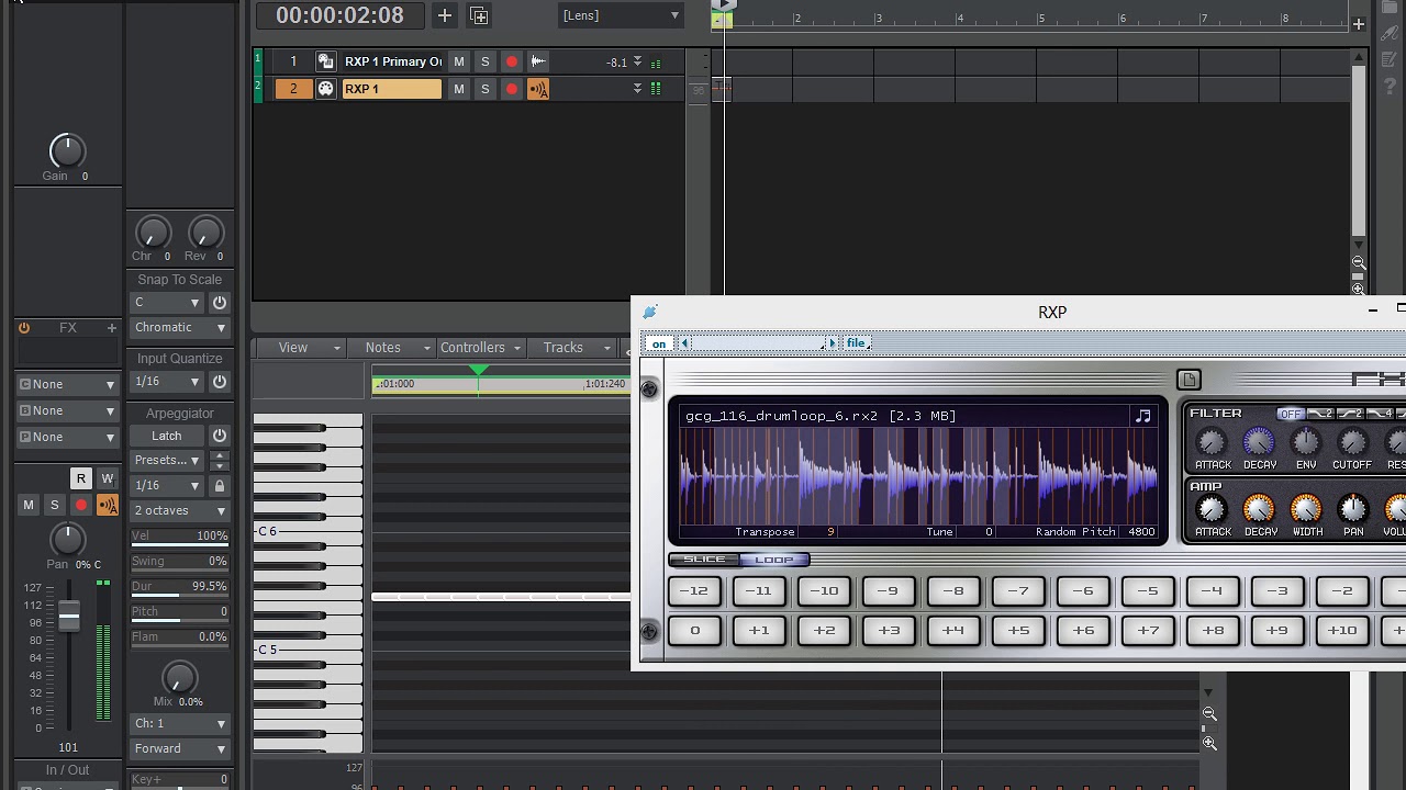 Cakewalk/SONAR: Random Pitch in RXP on Rex Files - YouTube