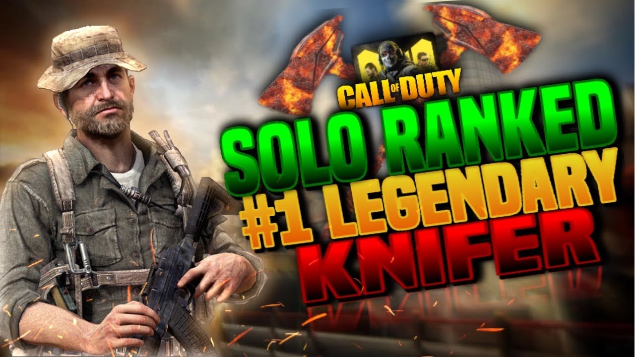 I Tried Solo Legendary Ranked With Only A Knife (did I carry?) |Call of ...