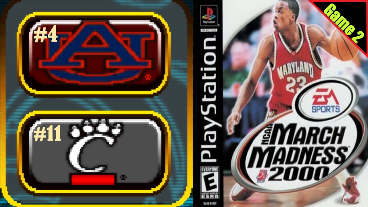 NCAA March Madness 2000 - Cincinnati Bearcats vs Auburn Tigers - Game 2 ...