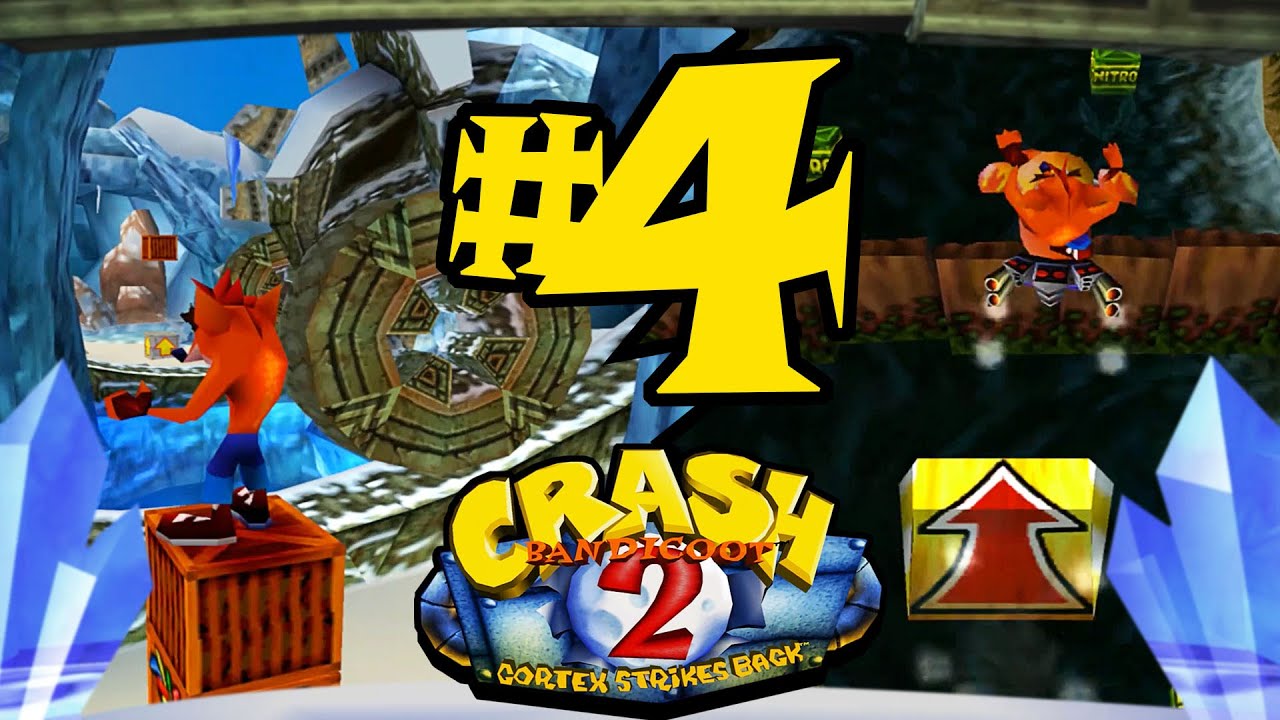 Crash Bandicoot 2 Part 4 : SNOW BIZ & AIR CRASH | 🤫 First Time ...