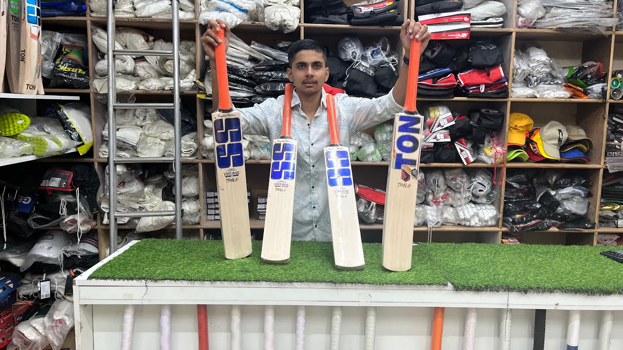 Ss vinatge ton thala dhoni english willow bats review WhatsApp us ...