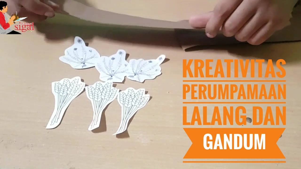 Tutorial Kreativitas 19 Juli 2020 "perumpamaan lalang dan gandum" - YouTube