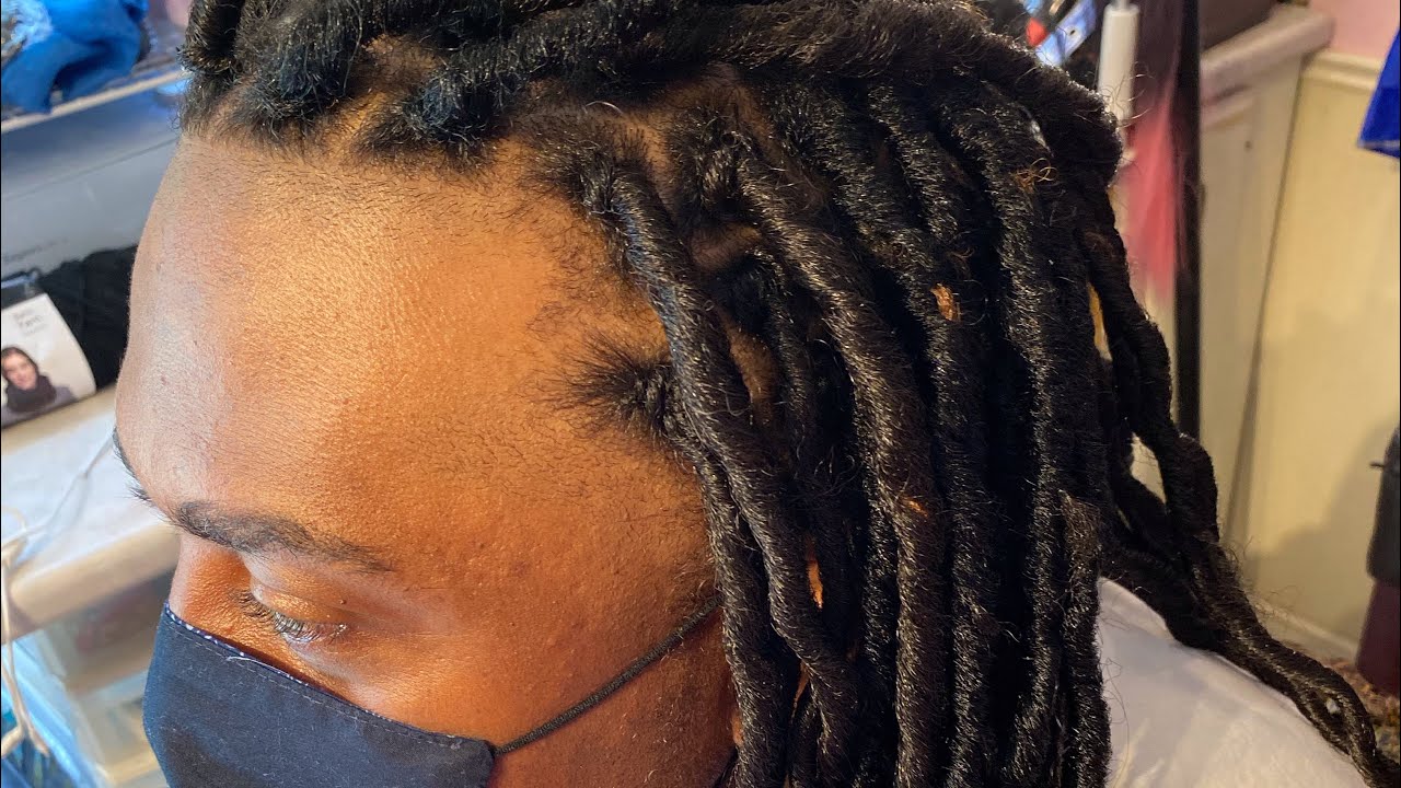 Faux Locs For Guys. Men Crochet Faux Locs - YouTube