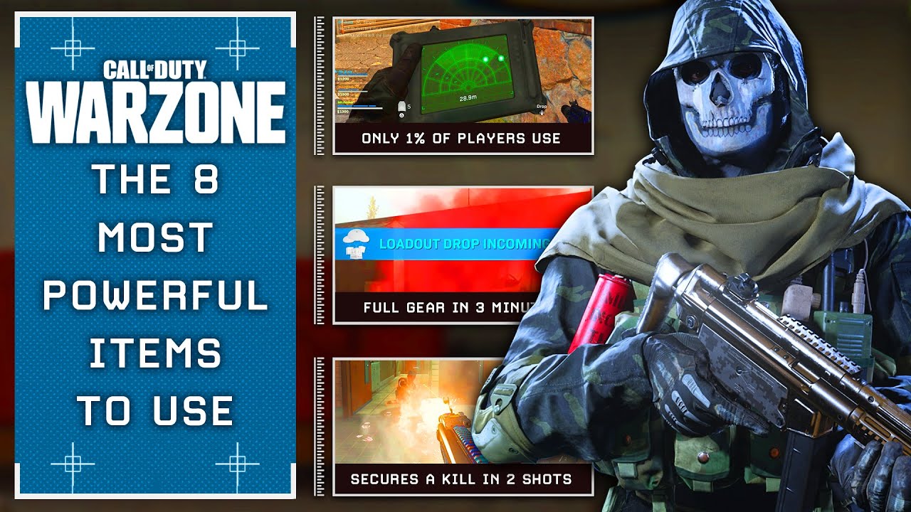 Call of Duty WARZONE: The 8 MOST OVERPOWERED Items You Need To Utilize ...