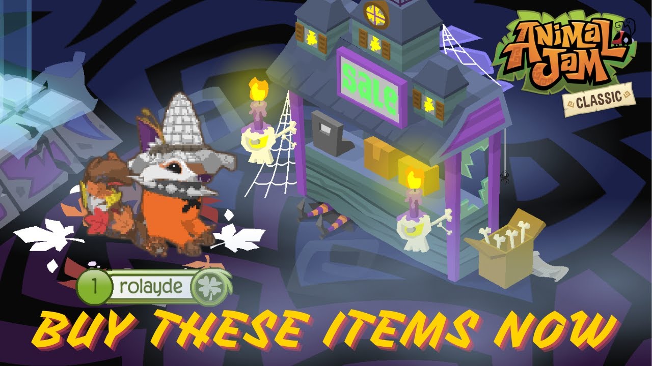 Which ANIMAL JAM Halloween Items will become RARE 2024? - YouTube