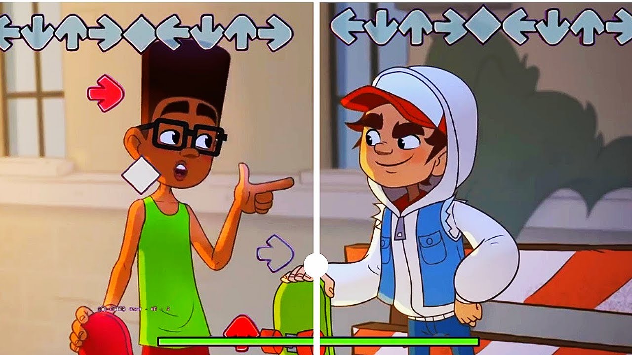 Friday Night Funkin (FNF) BUT IN SUBWAY SURFERS WORLD | FNF ANIMATION ...