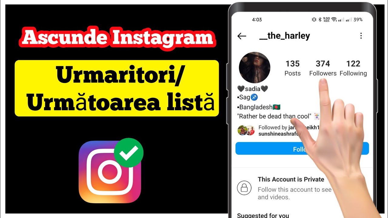 Cum Să Ascundeți Lista De Urmăritori Urmăritori Pe Instagram Youtube