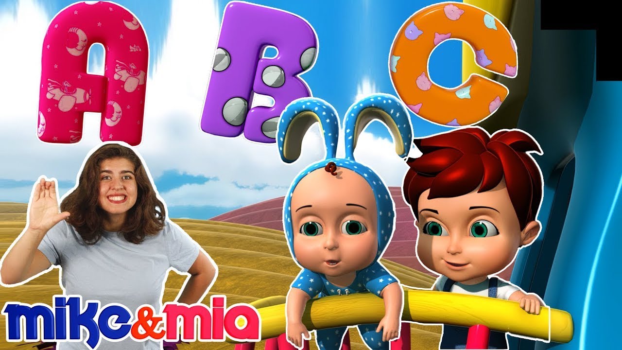 Learn ABCs in ASL! Phonics Song & Fun Nursery Rhymes | Mike and Mia ...
