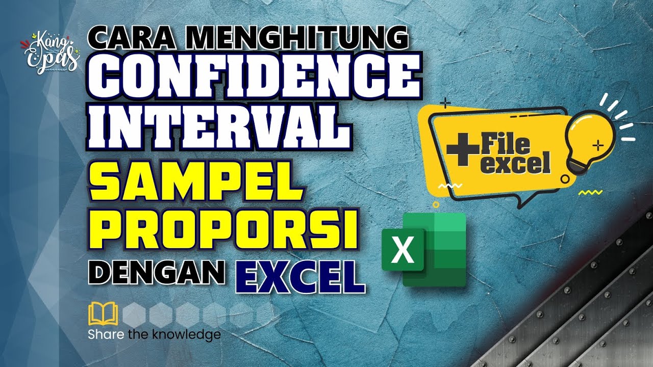 Mencari Selang Kepercayaan (Confidence Interval) Sampel Proporsi ...