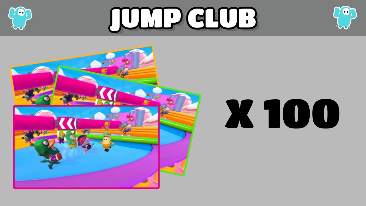100 Jump Clubs. Together! At The Same Time! - YouTube
