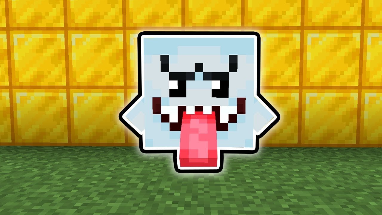 I made Boo in MINECRAFT - YouTube