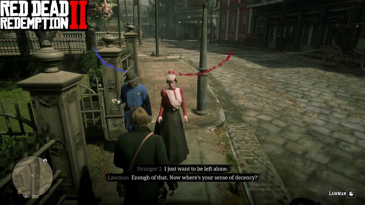 Female NPC In Saint Denis Will Complaint to Police If You follow Her ...