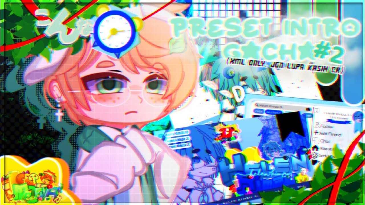 📚Preset Intro Gacha #2 (Nepatin janji🍵) yok bisa yok 300 Subs 😍💞 (Baca ...